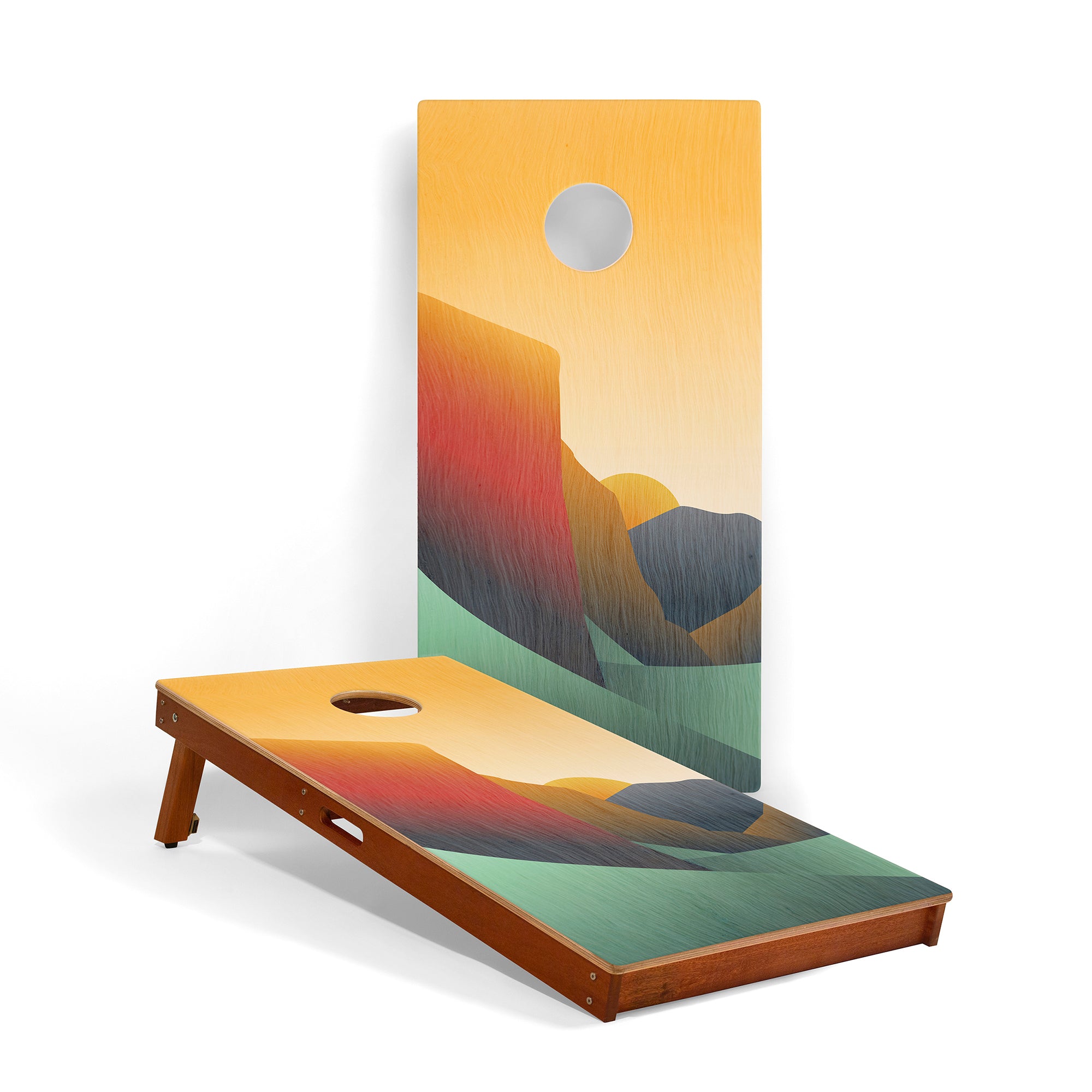 Yosemite National Park Mahogany Pathfinder Cornhole Boards | Elakai