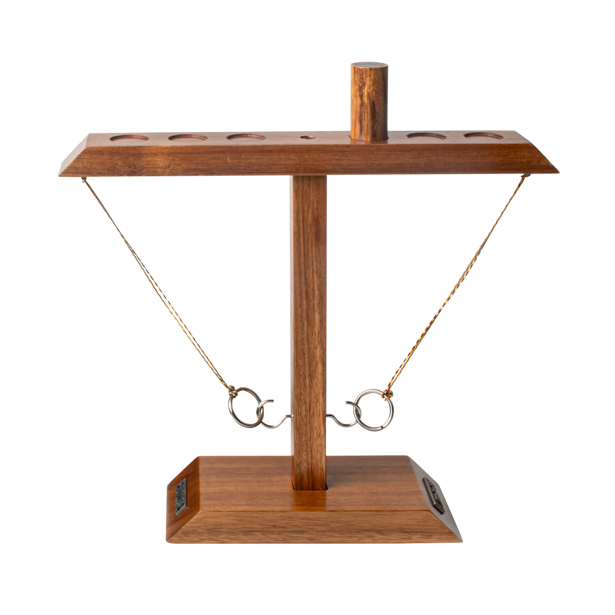 Acacia Globetrotter Tabletop Hook & Ring Game | Elakai